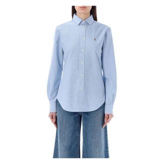 Ralph Lauren Hellblaues Oxford Baumwollhemd - - Blouses & Shirts - Damen - Blau - M
