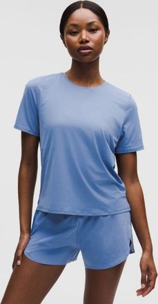 lululemon T-Shirt de running l&eacute;ger pour Femmes - Bleu - Taille XL