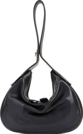 Valentino Garavani Hobo Bags - Black Leather Go-Hobo Small Leather Bag - Gr. unisize - in Schwarz - für Damen