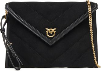 Pinko Handtasche PINKO Flat Purse Handle AI 25-26 PCPL 104820 A2JH Schwarz