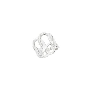 POMELLATO Brera Diamantring - - Accessories - Damen - Wei&szlig; - 49 MM