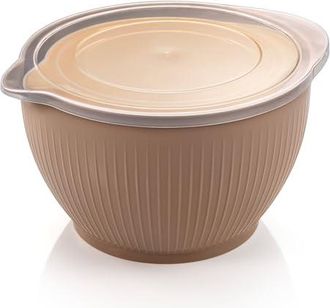 Tescoma DEL&Iacute;CIA Sch&uuml;ssel-Set mit Deckel aus recycelbarem und sp&uuml;lmaschinenfestem Kunststoff, 3,4 l und 2,0 l, 2 St&uuml;ck - 630383