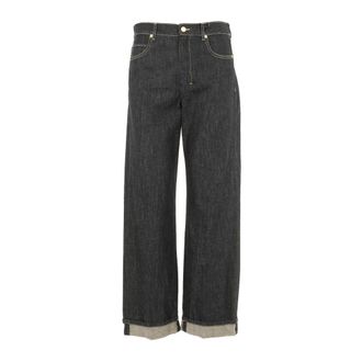 Max Mara Femme, Jeans, Bleu, Taille: 36 FR Chiara Jeans droits