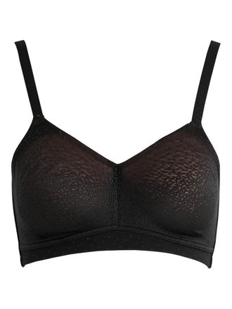 Wacoal polka-dot pattern bra - Schwarz