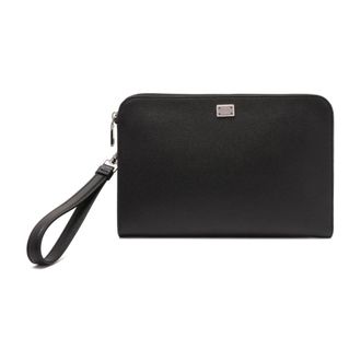 Dolce & Gabbana Sicily Clutch Bag - - Bags - Damen - Schwarzk - ONE SIZE