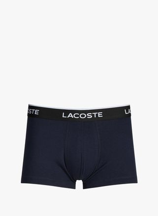 Lacoste Lot de 3 boxers en coton m&eacute;lang&eacute;