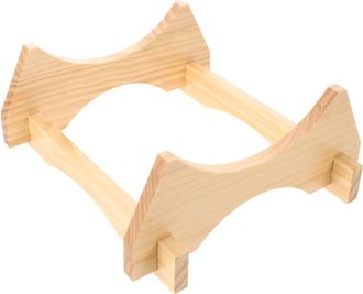 Valiclud Hoement Holzst&auml;nder f&uuml;r Eichenfass Stabiles Regal als Bier Getr&auml;nkespenderhalter Nat&uuml;rlicher Holzsockel f&uuml;r Wasserkrug Weinkrug und Whiskeybeh&auml;lter Vi