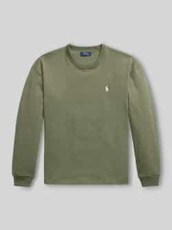 Polo Ralph Lauren Relaxed Fit Langarmshirt aus reiner Baumwolle