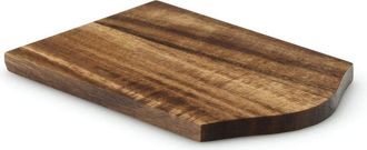 Continenta Raclette Brettchen aus Akazie Kernholz, Pfännchenuntersetzer, Raclette Pfännchen Untersetzer, 14 x 9,5 x 0,8 cm