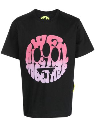 Barrow t-shirt en coton à imprimé graphique - Noir