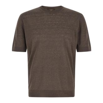 Zanone Herren, Strickwaren, Braun, 4XLGr&ouml;&szlig;e
