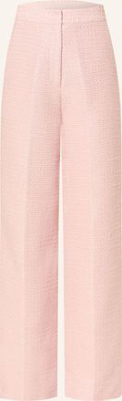 Mrs & Hugs Mrs & Hugs Marlenehose Aus Tweed Mit Glitzergarn rosa