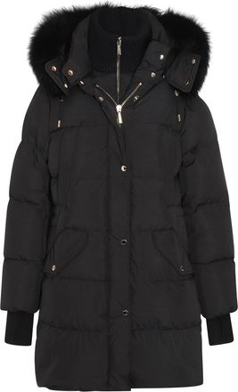 Moorer Blouson Rembourr&eacute; - Noir