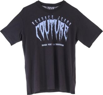 Versace Jeans Couture Homme, Tops, Noir, Taille: S T-shirt Catena Logo