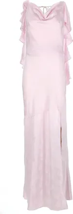 Rotate Cascading Waterfall Dress - Pink