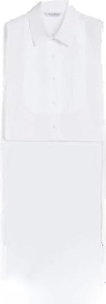 Max Mara Femme, Vestes, Blanc, Taille: 38 FR Classic Button-Up Shirt