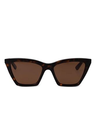Alexander McQueen Eyewear lunettes de soleil AM0536S - Marron