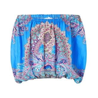 Camilla Top Bardot &Eacute;lastique - Femme - Blouses et Chemises - Multicolore - Taille: 36/38 FR