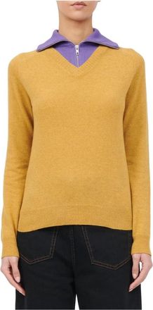 Maison Margiela Pullover mit V-Ausschnitt - - Knitwear - Damen - Mehrfarbig - S