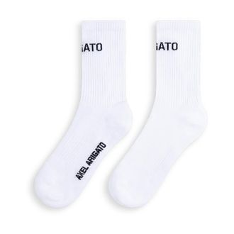 Axel Arigato unisex, Sous-v&ecirc;tements, Blanc, Taille: M Chaussettes Tube Logo