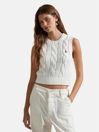 Polo Ralph Lauren Pullover 211959295001 Wei&szlig; Slim Fit