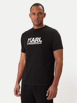 Karl Lagerfeld T-Shirt 755780 500235 Schwarz Regular Fit