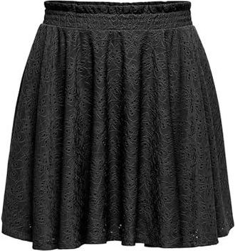 Only Jupe d&eacute;t&eacute; Onlsmilla Life JRS pour Femme, Noir, L