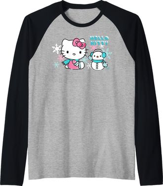 Hello Kitty Charmmy Winter Wonderland Sweet Cute XOX Classic Raglan