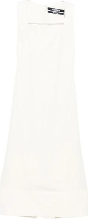 Jacquemus Femme, Robes, Blanc, Taille: 38 FR The Tablier Dress