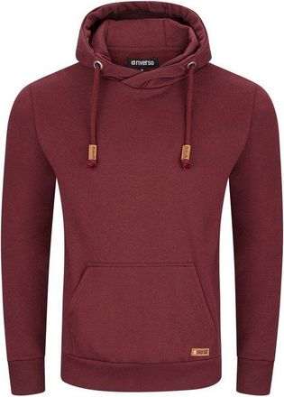 Riverso Kapuzenpullover Herren Hoodie RIVJulian Regular Fit Longsleeve Sweatshirt mit Cross-Over-Kragen und K&auml;ngurutasche