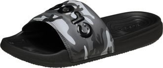Crocs Herren All Day Camouflage Slide Schiebe-Sandalen, schwarz grau, 39 EU