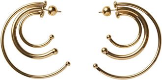 Panconesi Solar Triple-Hoop Ohrringe - - Accessories - Damen - Gelb - ONE SIZE