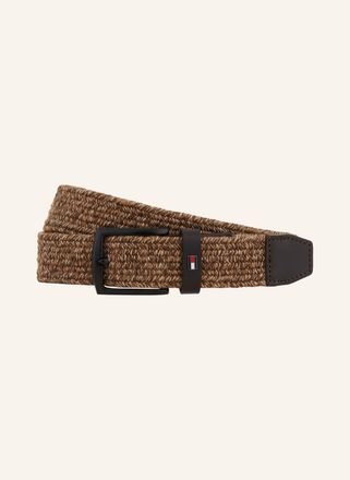 Tommy Hilfiger Flechtg&uuml;rtel Denton braun