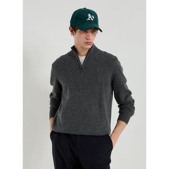 Hackett Pull à col montant en laine