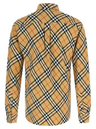 Burberry Mens Beige Cotton Blouse