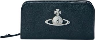 Vivienne Westwood Portefeuille en cuir motif Orb - Femme - Accessoires - Noir - Taille: ONE Size