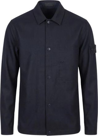 Stone Island Homme, Vestes, Bleu, Taille: L Light Vestes