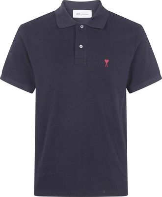 Ami Homme, Tops, Noir, Taille: S Ami De Coeur Polo