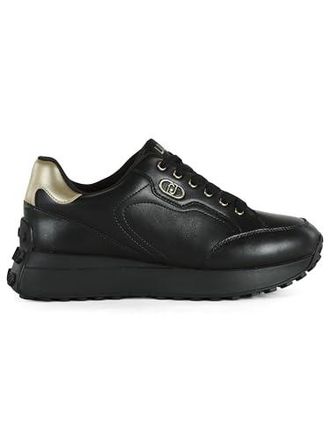 Liu Jo Baskets en Cuir et Simili-cuir LOLO 20 | 5BLDSBF5027P0102 2222 Noir, Noir, 36 EU