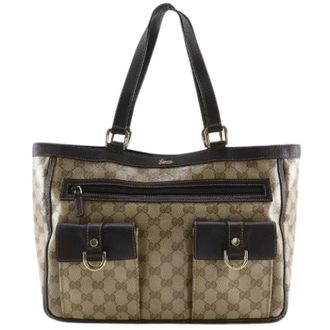 Gucci Pre-owned GG Crystal PVC Tote Bag - - Pre-owned - Damen - Braun - ONE SIZE