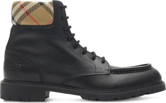 Burberry Combat Rogue Leather Boots