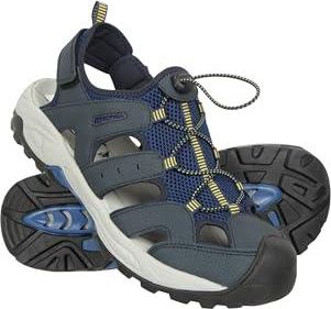 Mountain Warehouse Sandales Rift de Sport pour Homme - Embout en Caoutchouc aux Orteils - Doublure en néoprène, Fermeture par Sangle - pour la Marche, Les Vacances Bleu 