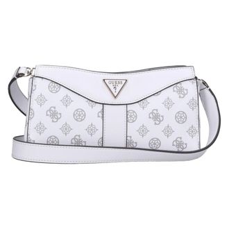 Guess Dorys Top Zip Crossbody - - Bags - Damen - Wei&szlig; - ONE SIZE