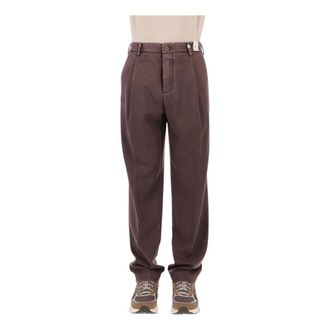 Myths Pantalon large Ade-P - Homme - Pantalons - Brun - Taille: M