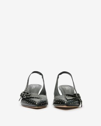 Isabel Marant Escarpins Palmo - Femme - Noir Et Argent&eacute; - Taille 36 - Isabel Marant