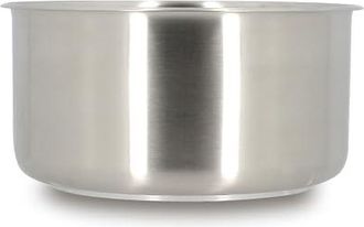Ogo Living MENASTYL - Casserole inox 18/10 amovible 18 cm Iris Inox sans PFAS - Tous feux dont induction, four, réfrigérateur et lave-vaisselle - Empilables et r