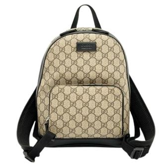 Gucci Sac &agrave; dos vintage Pre-owned - Femme - Pre-owned - Beige - Taille: ONE Size