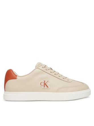 Calvin Klein Sneakers Low Prof Cupsole Emb Lth HM0HM02124 Beige