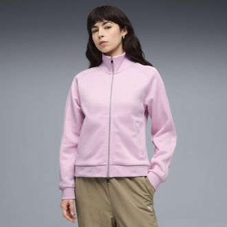 Puma Veste de surv&ecirc;tement T7 Femme, V&ecirc;tements, Rose, XL