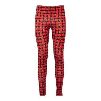 La DoubleJ Skinny Jersey Leggings - - Trousers - Damen - Rot - S